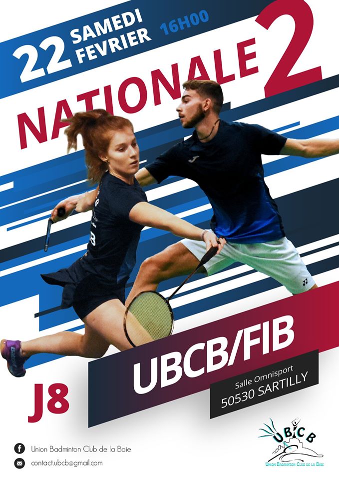 J8 UBCB / FIB – Union Badminton Club de la Baie